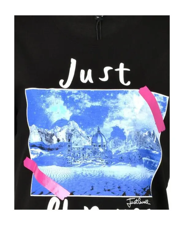 Just Cavalli Pattern Printed Short-sleeve T-shirt