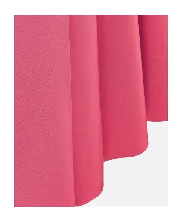 Dior Mid-length Pleated Skirt With Front Slit - Pink