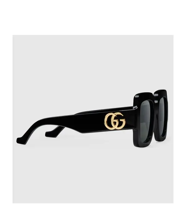 Gucci Square Frame Sunglasses - Black