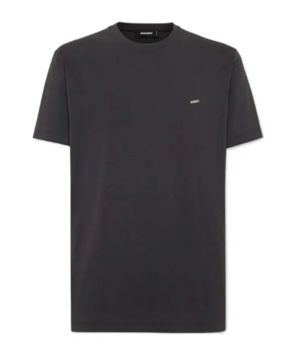 Dsquared2 Logo-plaque Crewneck T-shirt - Black
