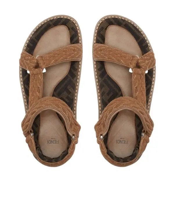 Fendi Braided Flat Sandals