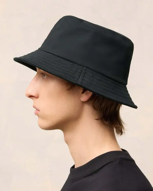 AMI Paris De Coeur Embroidered Bucket Hat
