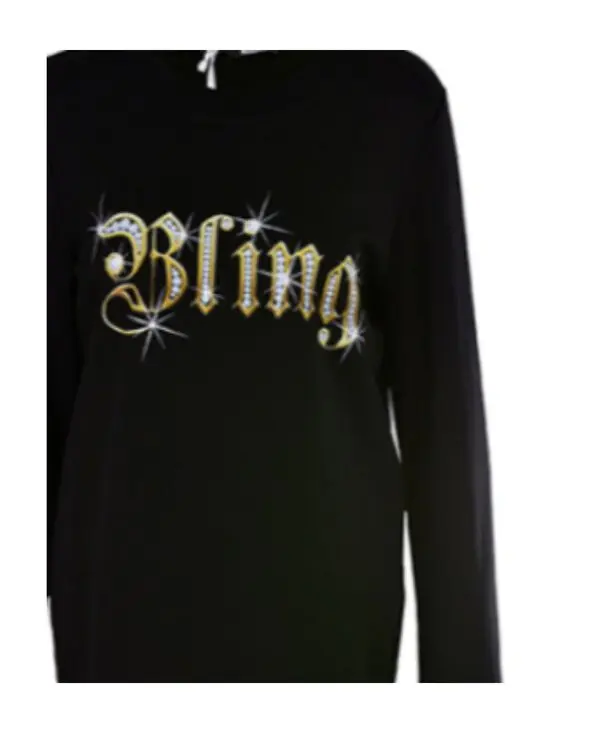 Moschino Printed Logo Long Sleeve Dress