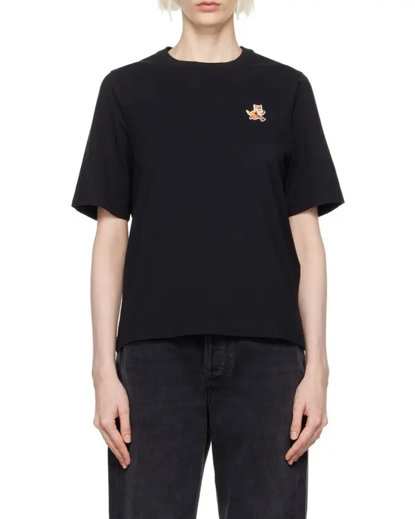 Maison Kitsuné Speedy Fox Patch Crewneck T-shirt