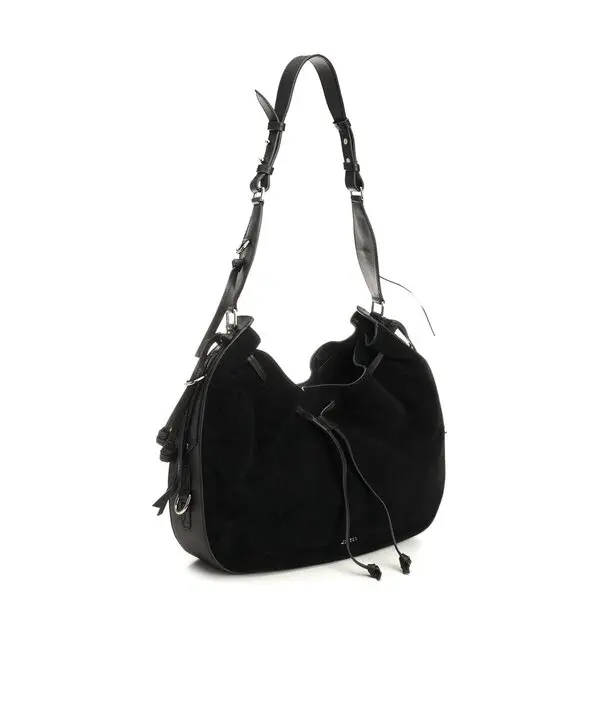 Isabel Marant Étoile Bolton Hobo Shoulder Bag - Black