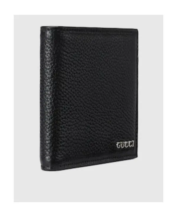 Gucci Logo Plaque Bifold Wallet