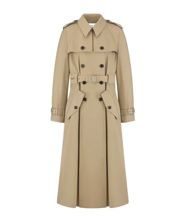 Dior Christian Double-breasted Belted Coat - No