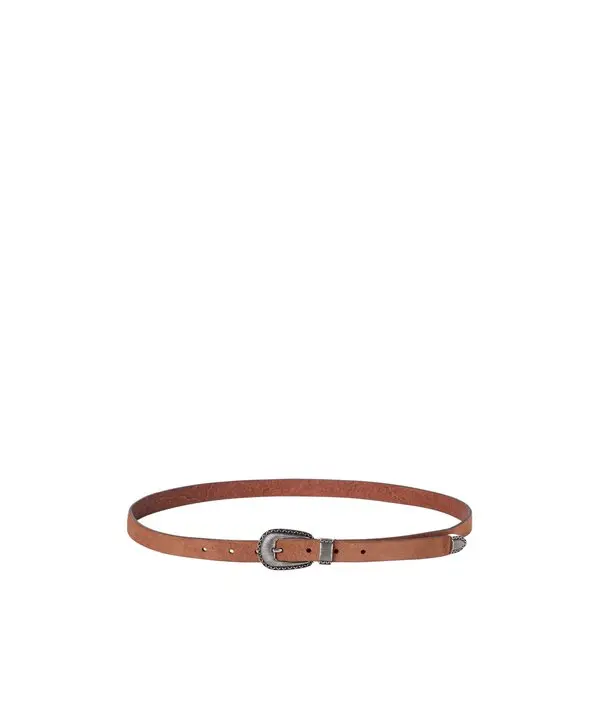 Brunello Cucinelli Calf Leather Belt - Dark Brown