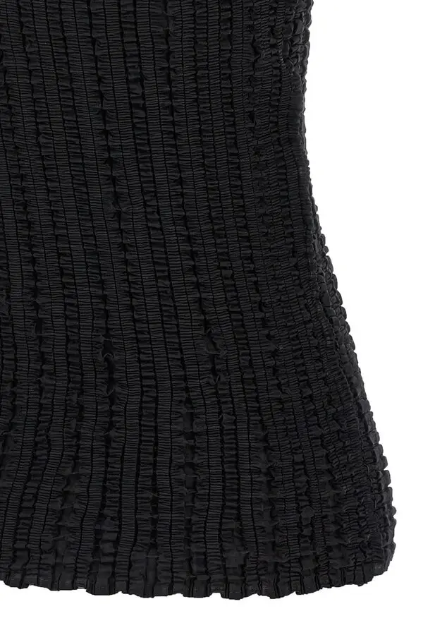 Issey Miyake Jellyfish" Pleated Tank Top - Black
