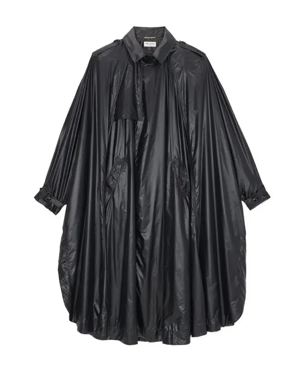 Saint Laurent Long-sleeved Padded Coat