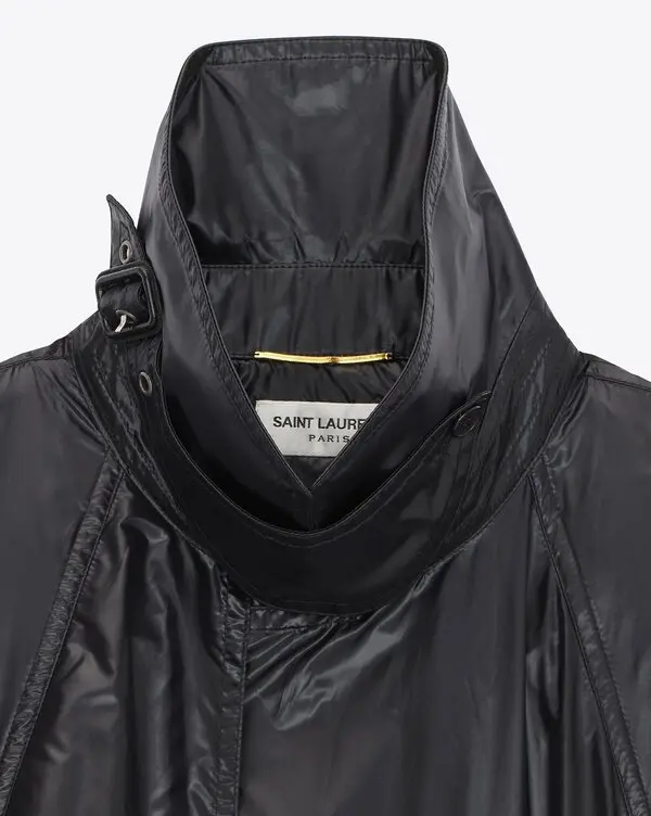 Saint Laurent Long-sleeved Padded Coat