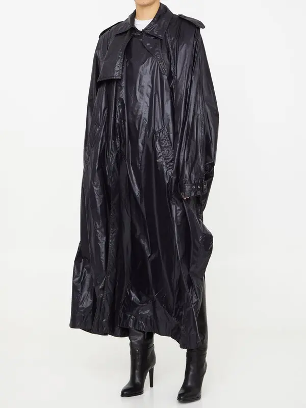 Saint Laurent Long-sleeved Padded Coat