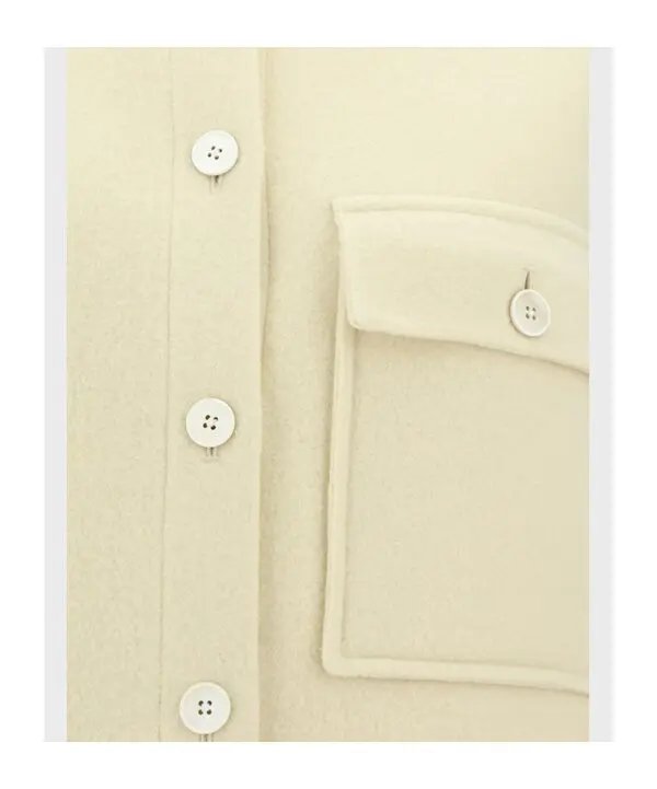 JIL SANDER Logo Jacquard Shirt Jacket