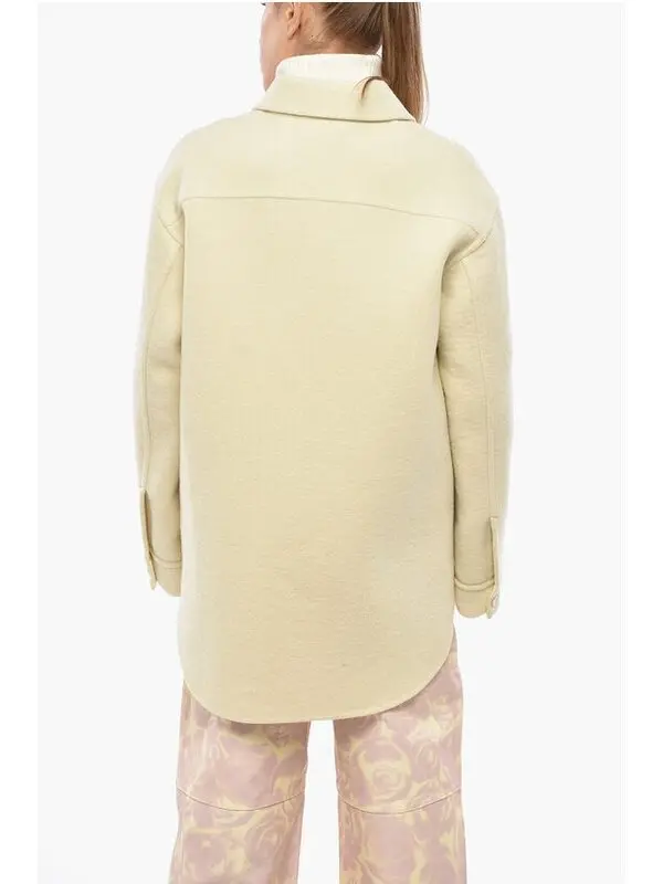 JIL SANDER Logo Jacquard Shirt Jacket