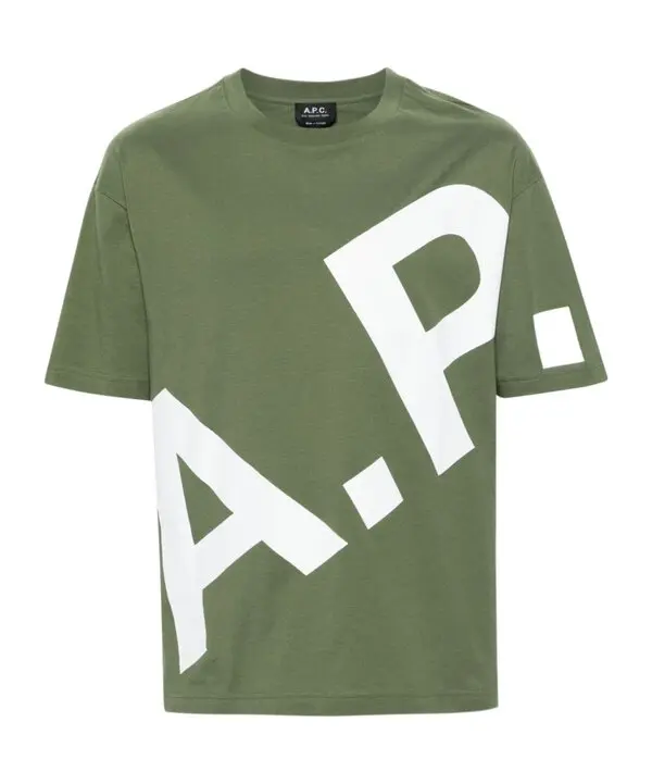 A.p.c. Lisandre Cotton T-shirt - Green