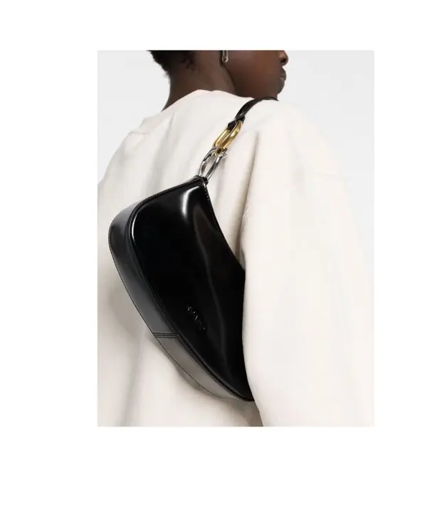 Staud Logo Shoulder Bag - Black