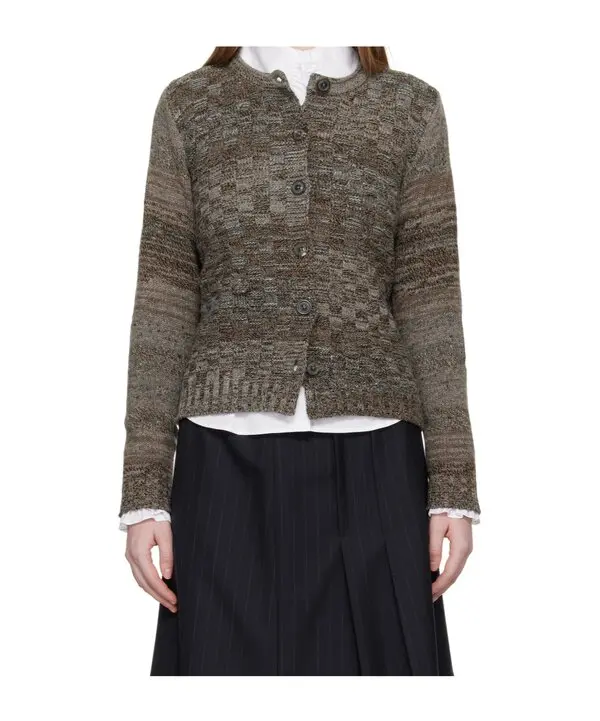 MAISON MARGIELA Wool Blend Knit Cardigan