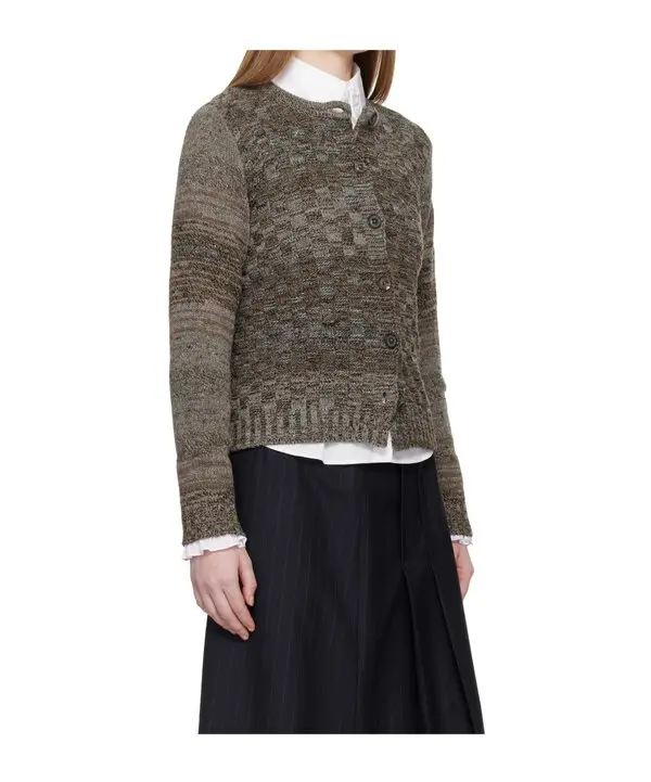 MAISON MARGIELA Wool Blend Knit Cardigan