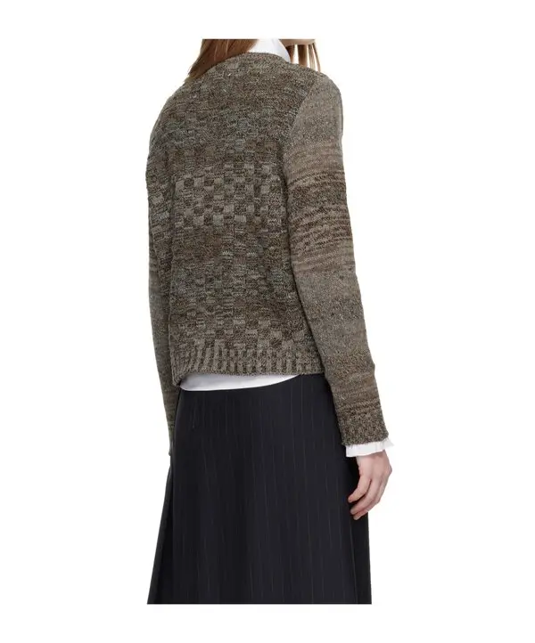 MAISON MARGIELA Wool Blend Knit Cardigan