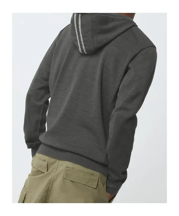 Canada Goose Knit Hoodie With Drawstring And Kangaroo Pockets - Gray