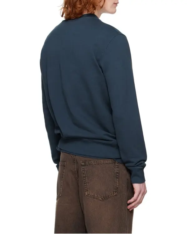 Maison Kitsuné Chillax Fox Crewneck Sweatshirt - Blue