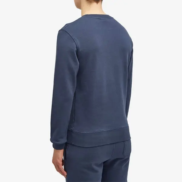 Maison Kitsuné Chillax Fox Crewneck Sweatshirt - Blue