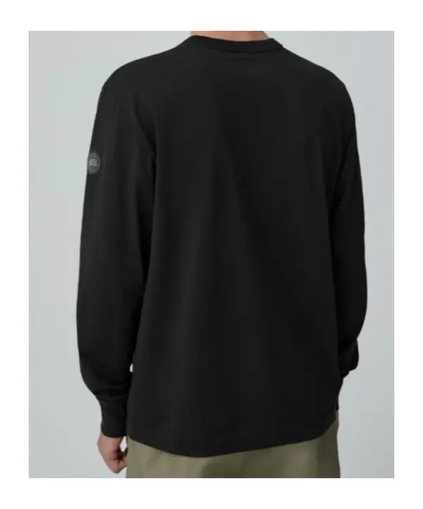 Canada Goose Long-sleeved Crewneck T-shirt - Black