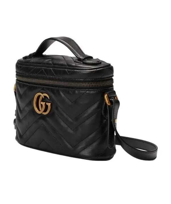 Gucci Gg Marmont Beauty Case - Black