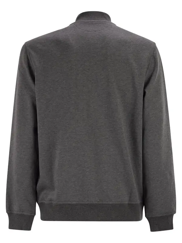 Brunello Cucinelli Zip Up Jacket - Black