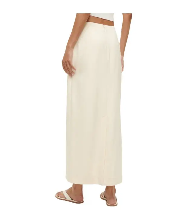 Staud High-waisted Midi Skirt