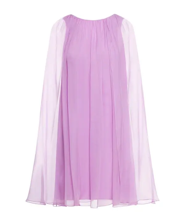 Max Mara Tulle Crewneck Sleeveless Dress