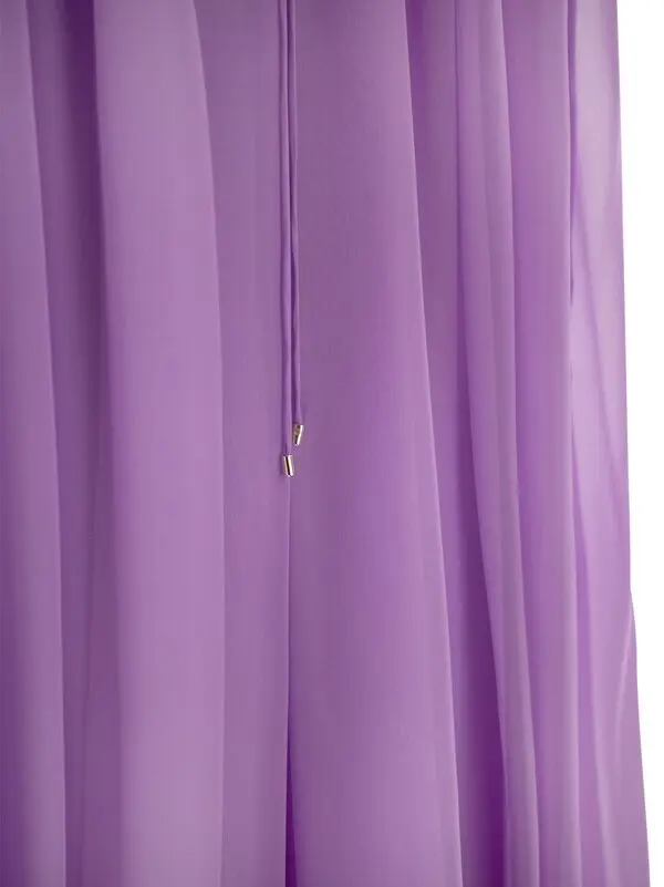 Max Mara Tulle Crewneck Sleeveless Dress