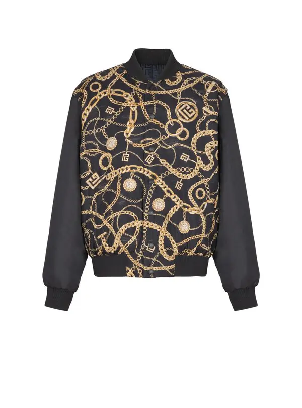 Balmain Reversible Printed Bomber Jacket
