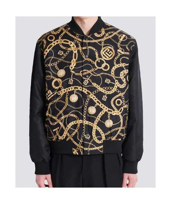 Balmain Reversible Printed Bomber Jacket