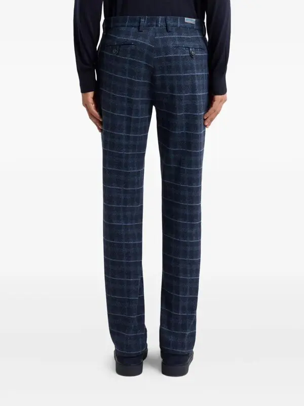 Etro Checked Jacquard Trousers