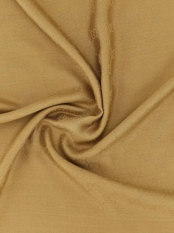 Gucci Logo Jacquard Square Scarf