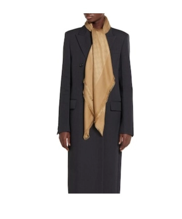 Gucci Logo Jacquard Square Scarf