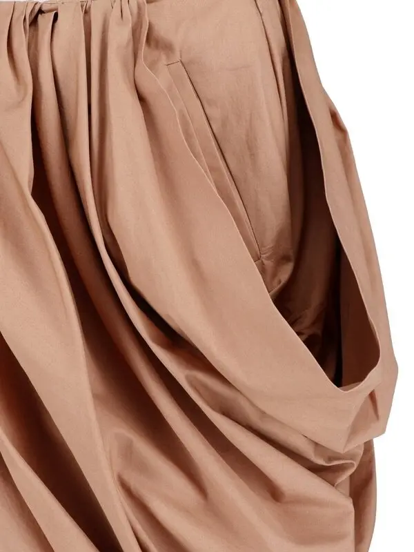 Chloé Draped Asymmetrical Skirt - Shell Reef Color