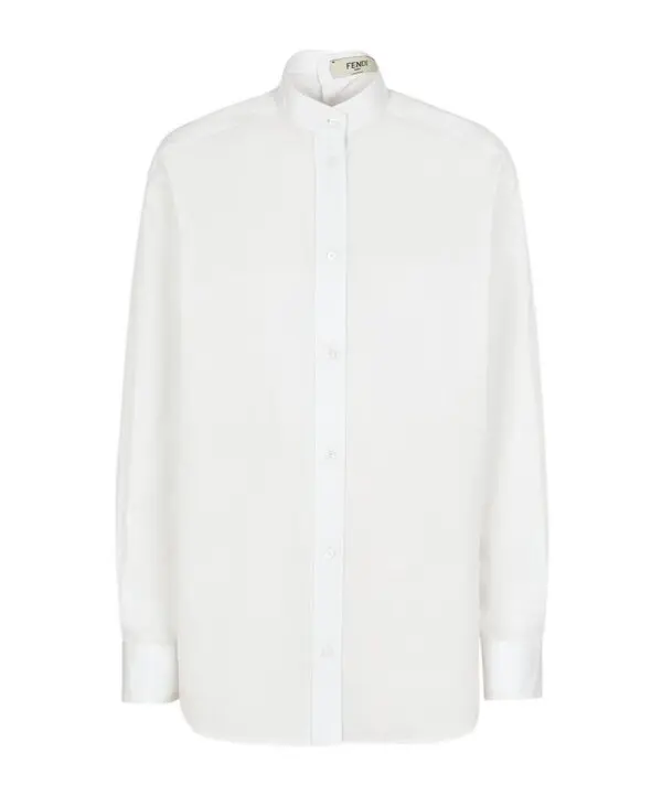 Fendi Long-sleeve Buttoned Shirt - White