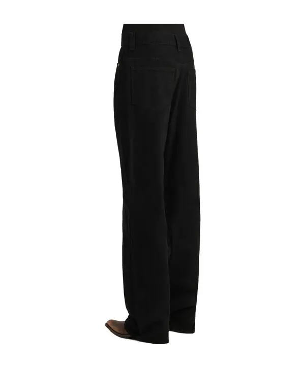 Khaite Bonnie Low Waisted Jeans