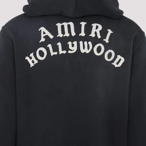 Amiri Hollywood Zip Hoodie - Black