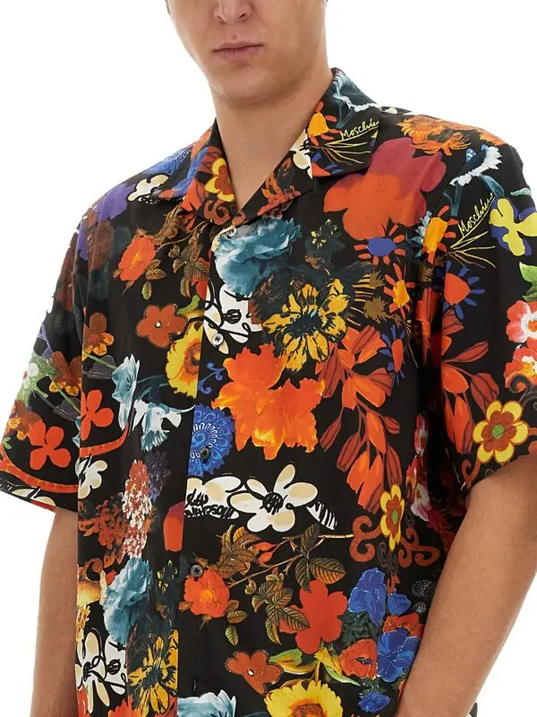 Moschino Floral Pattern Short-sleeved Shirt