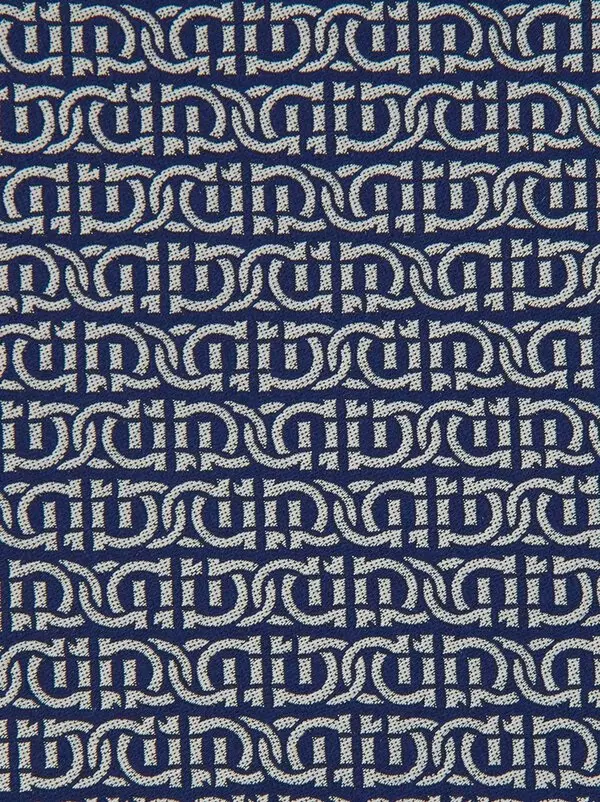 FERRAGAMO Gancini Silk Jacquard Neck Tie - Black