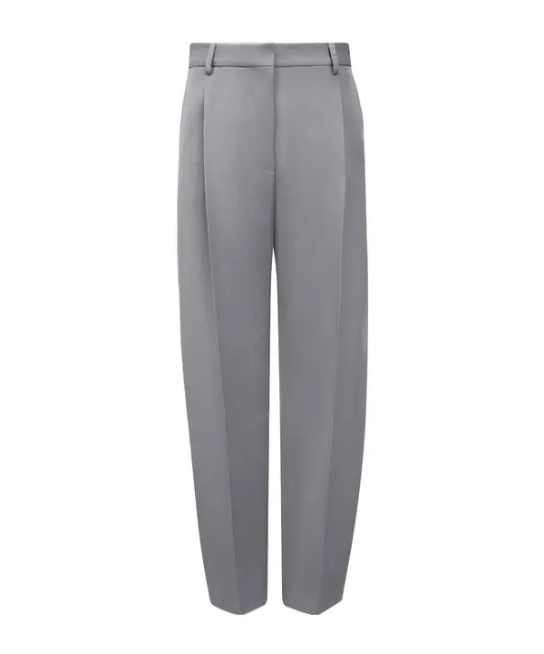 Alaïa Gabardine Trousers - Grey