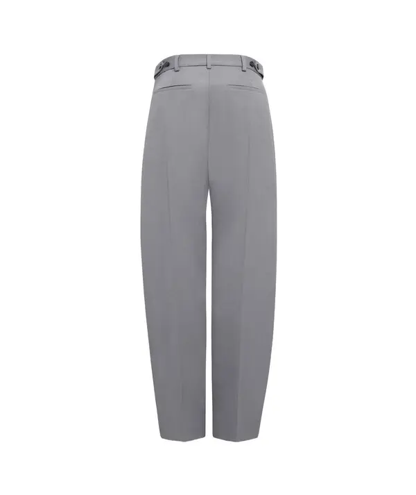 Alaïa Wool Gabardine Mid-rise Trousers