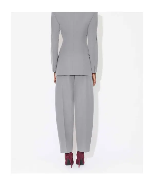 Alaïa Wool Gabardine Mid-rise Trousers