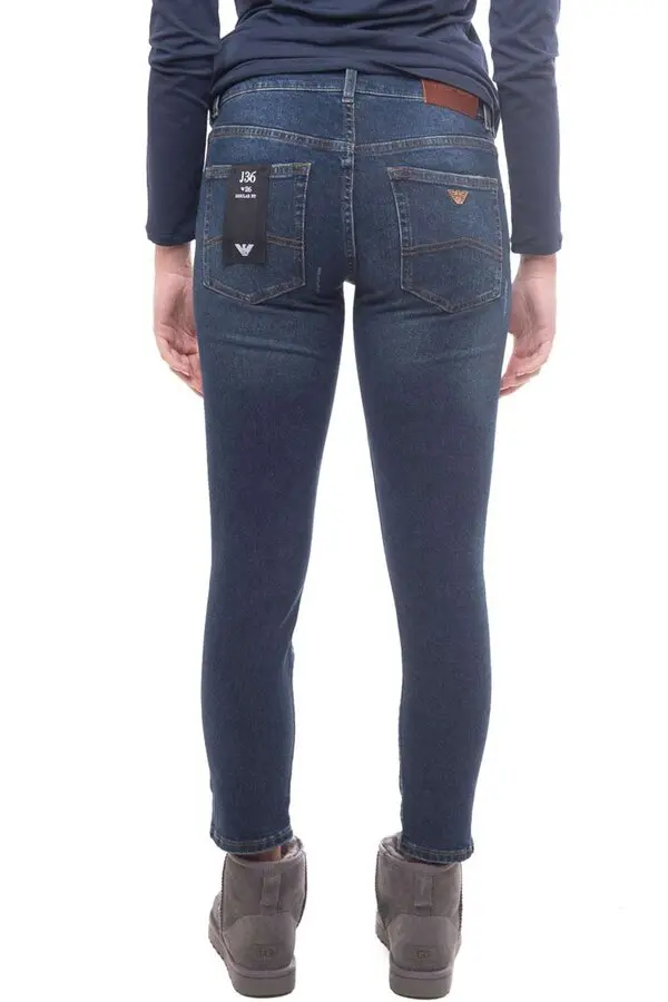 Emporio Armani Multi-pocket Jeans - Blue