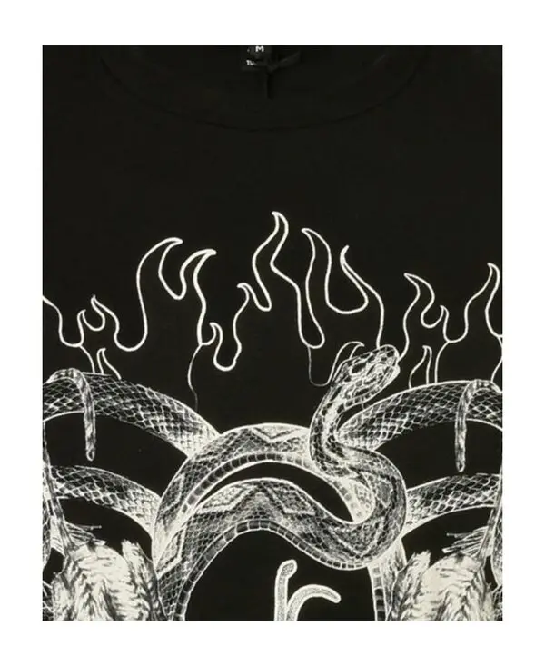 Just Cavalli Pattern Printed Short-sleeved T-shirt
