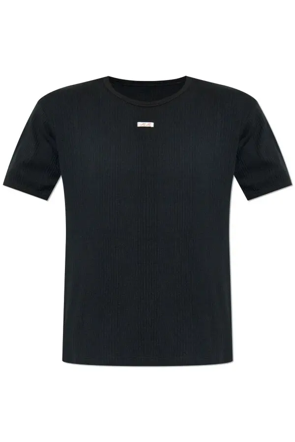 MAISON MARGIELA Ribbed Cotton T-shirt