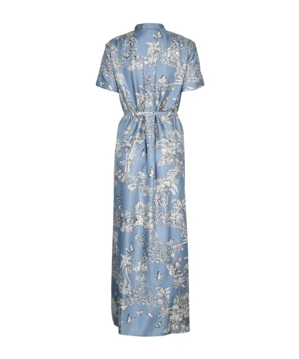 Dior Riviera Printed Short-sleeve Shirtdress